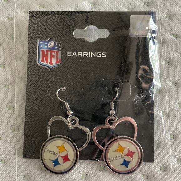 NFL | Jewelry | Nfl Steelersheart Earrings | Poshmark